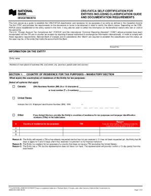 Fillable Online Crs-fatca Self-certification Guide 2022 for Entities ...