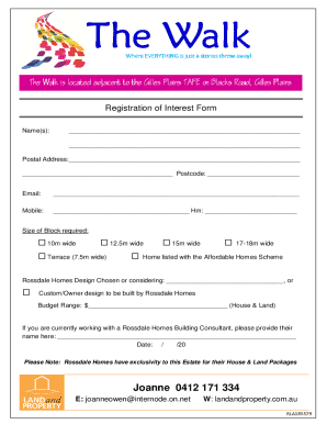 Fillable Online the Walk Registration Form - Affordable Homes 2023 Fax ...