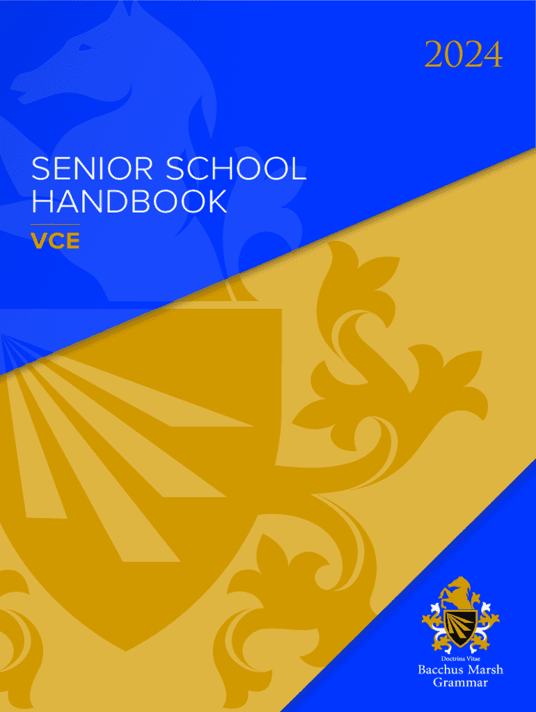 Fillable Online Vce Handbook 2024: Essential Guide for Senior School Students Fax Email Print ...