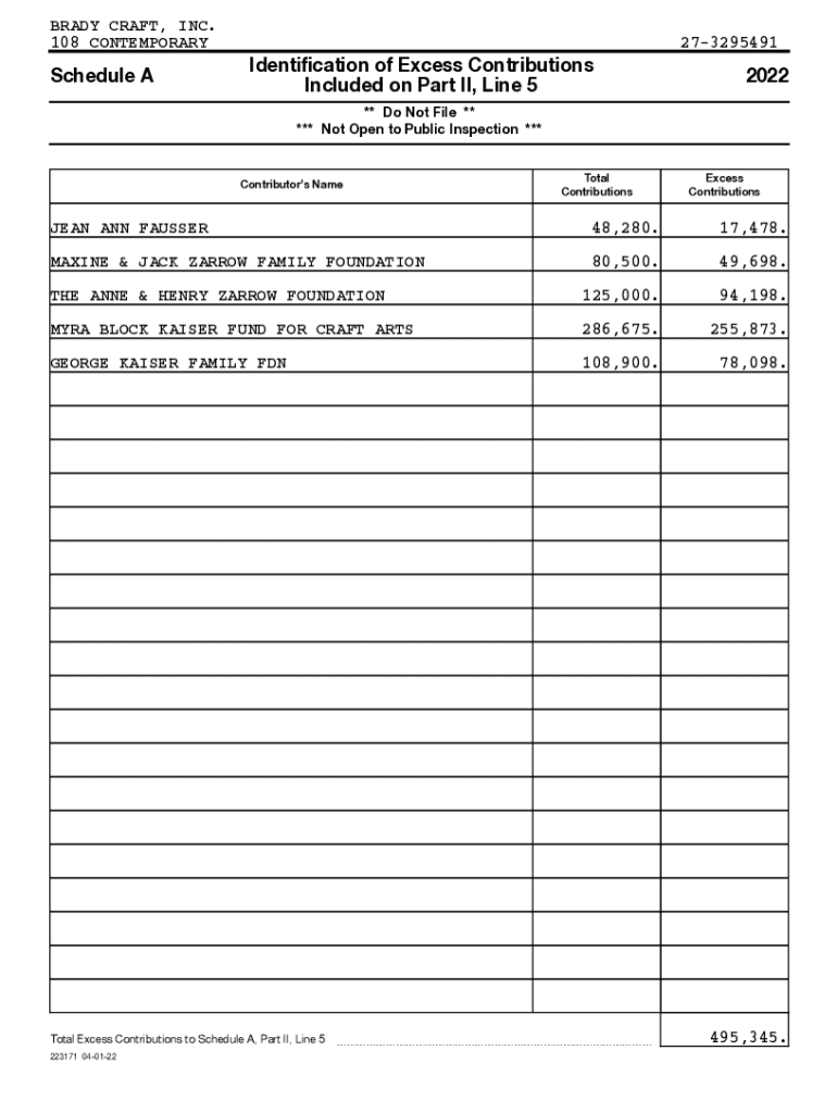 Fillable Online Identification of Excess Contributions Included on Part ...