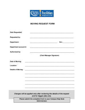 Fillable Online Moving Request Form for Campus Help Desk - 2023 Fax ...