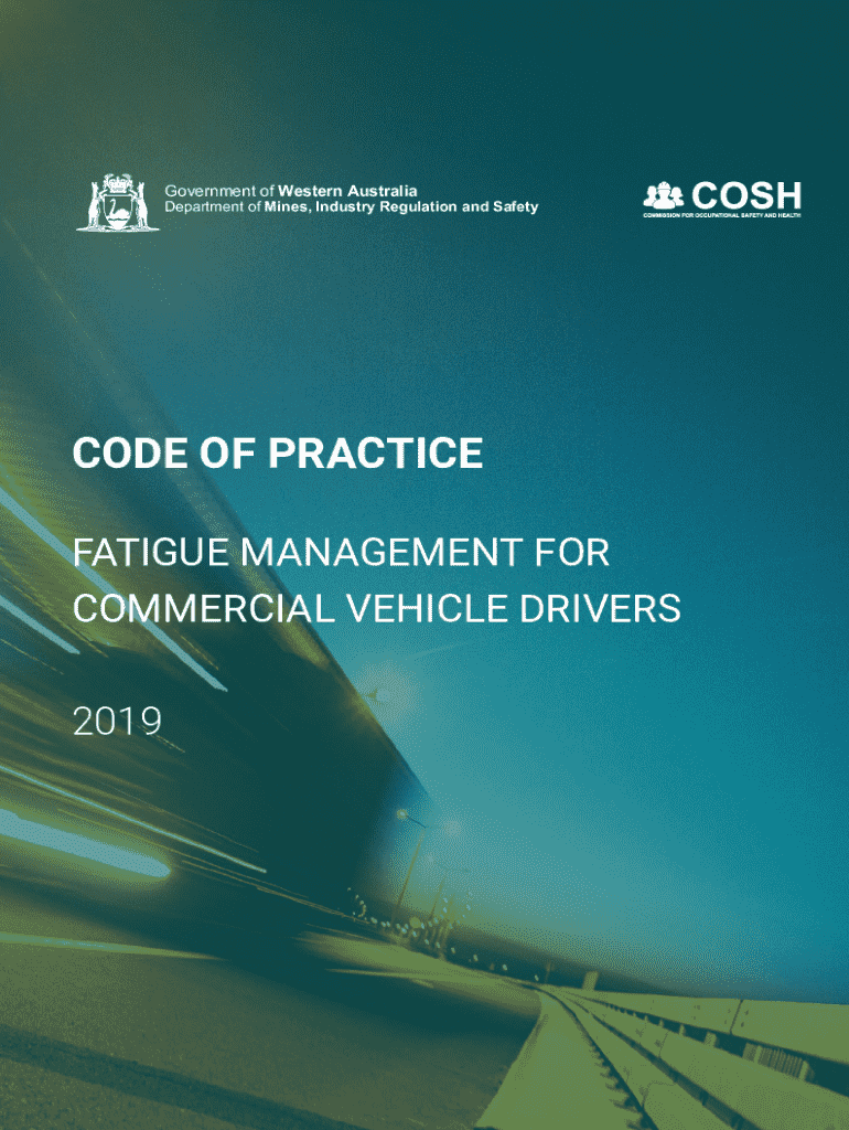 Fillable Online Fatigue management for commercial vehicle drivers Fax ...