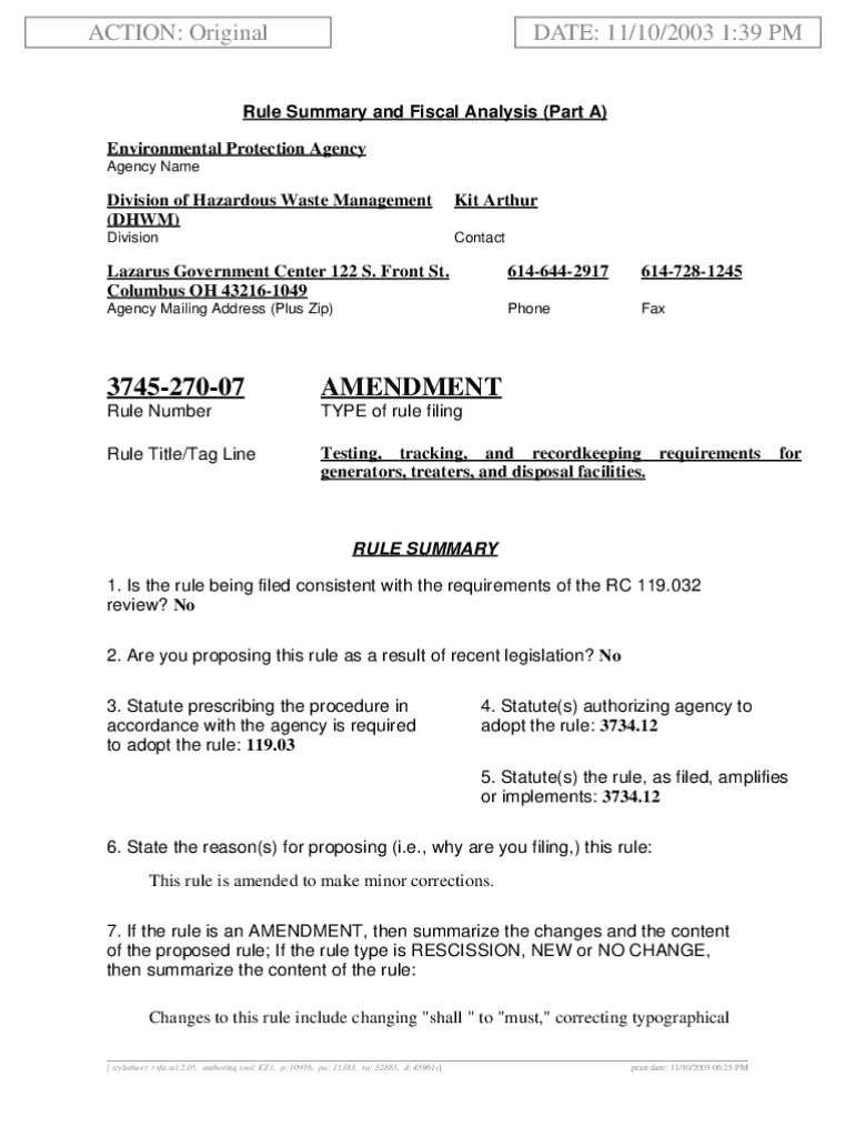 Fillable Online Q. 20, Short EAF (Part 1) Previous Hazardous Waste ...