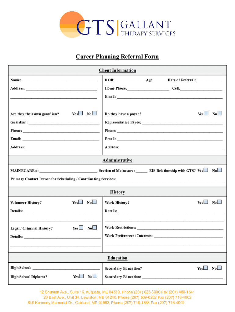 Fillable Online Veteran Representative Payee Services: Referral Form Fax Email Print - pdfFiller
