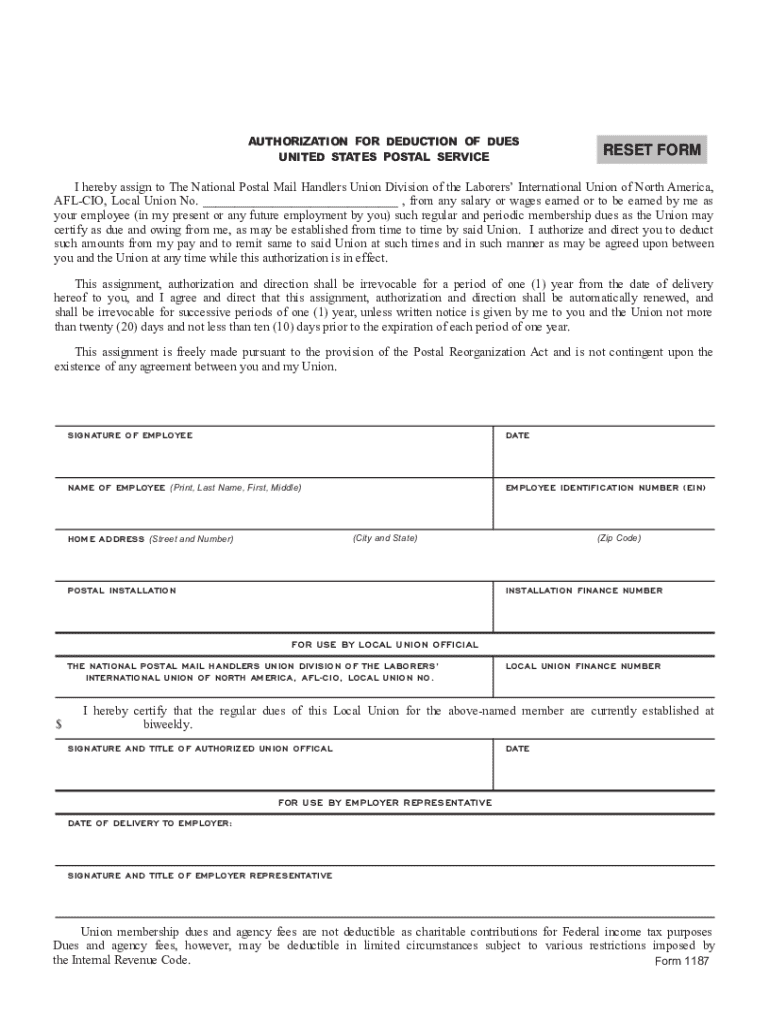 Fillable Online JOIN THE NATIONAL POSTAL MAIL HANDLERS UNION!! Fax Email Print - pdfFiller