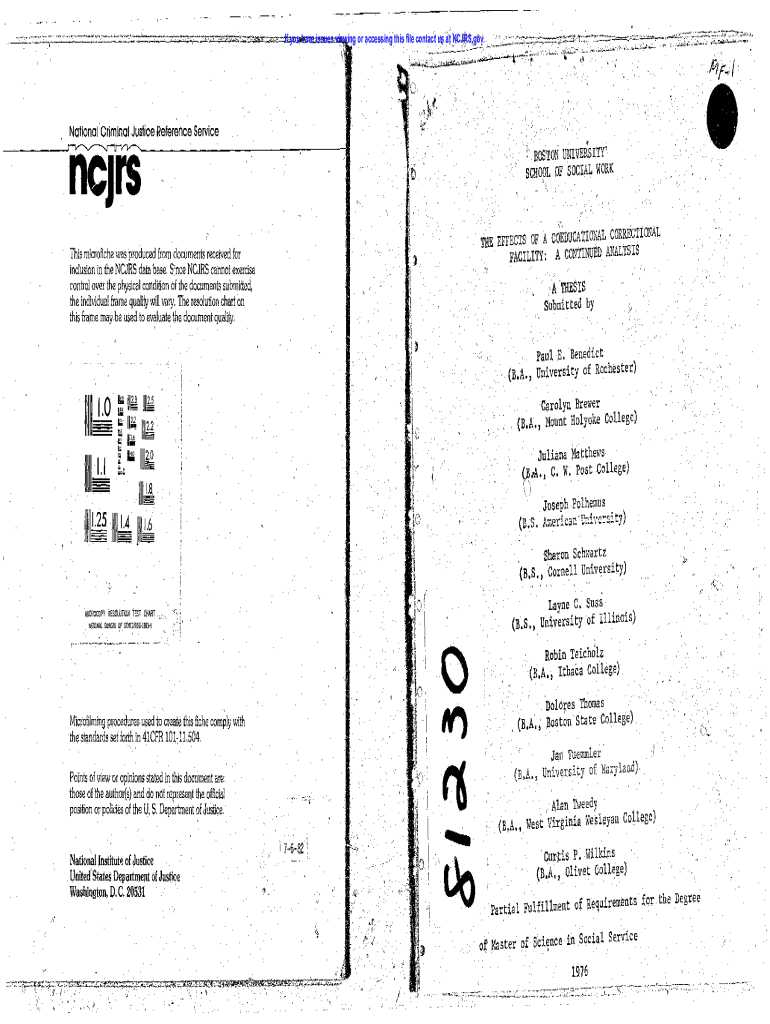 Fillable Online National Criminal Justice Reference Service (NCJRS ...