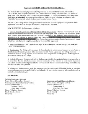 Addendum To Consulting Agreement: Definition & Sample Doc Template | pdfFiller