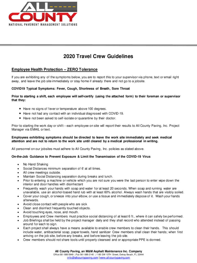 Fillable Online Sector Specific Workplace Safety Standards For ... Fax ...
