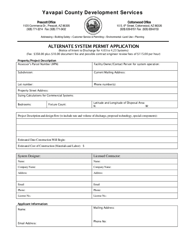 Fillable Online alternative system permit - application to issuance - flow chart Fax Email Print ...