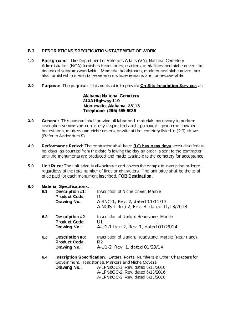 VA - Burial Benefits - Headstones, Markers, and Medallions ... Doc ...