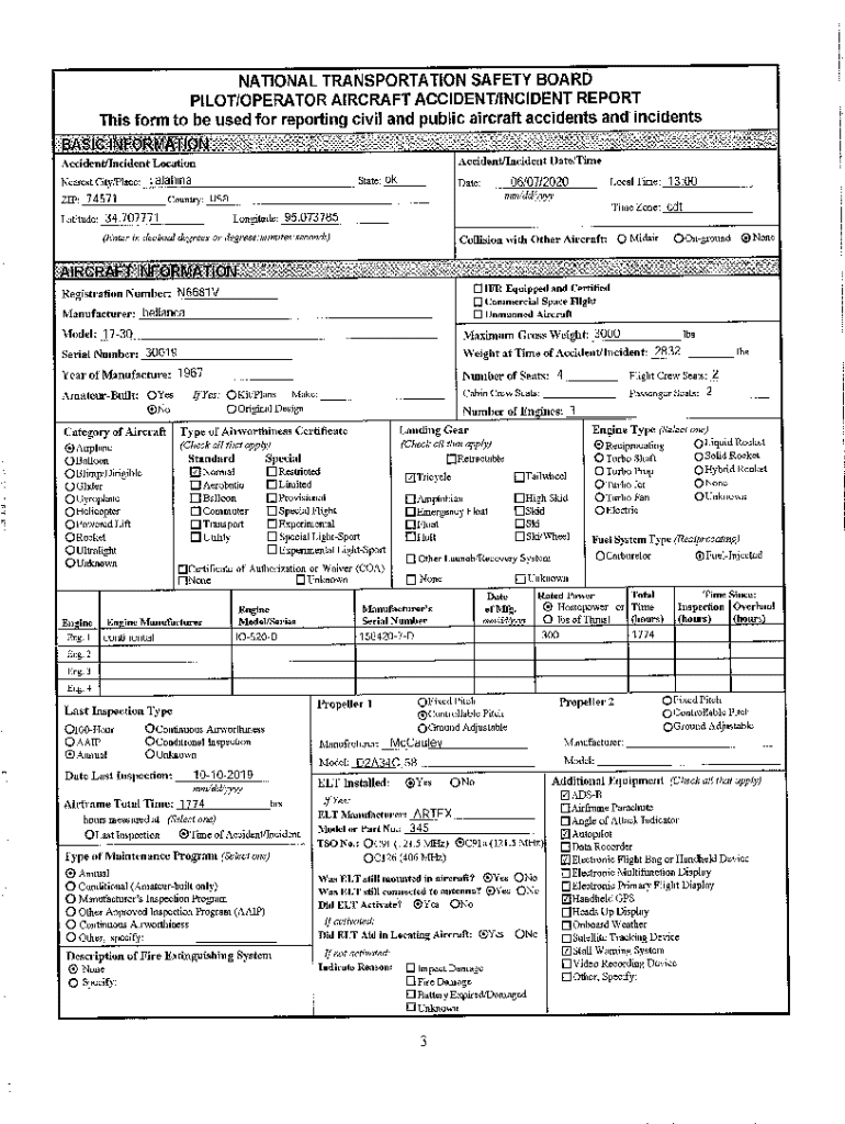 Fillable Online Mandatory and Voluntary Incident Reporting Fax Email ...