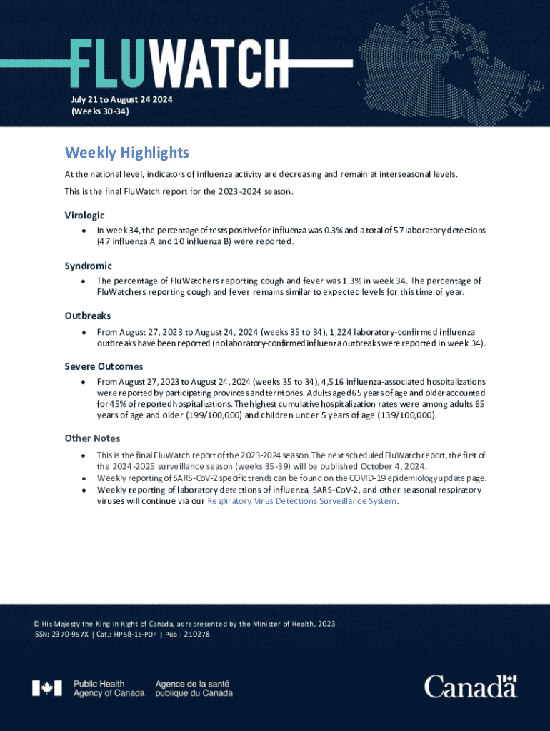 Fillable Online Pandemic and seasonal influenza severity assessment ... Fax Email Print - pdfFiller