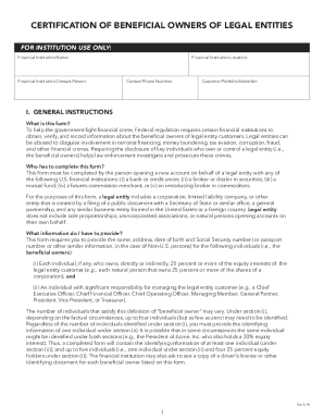 Fillable Online Certification of Beneficial Owners of Legal Entities ...
