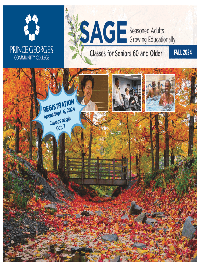 Fillable Online About SAGE Classes Fax Email Print - pdfFiller