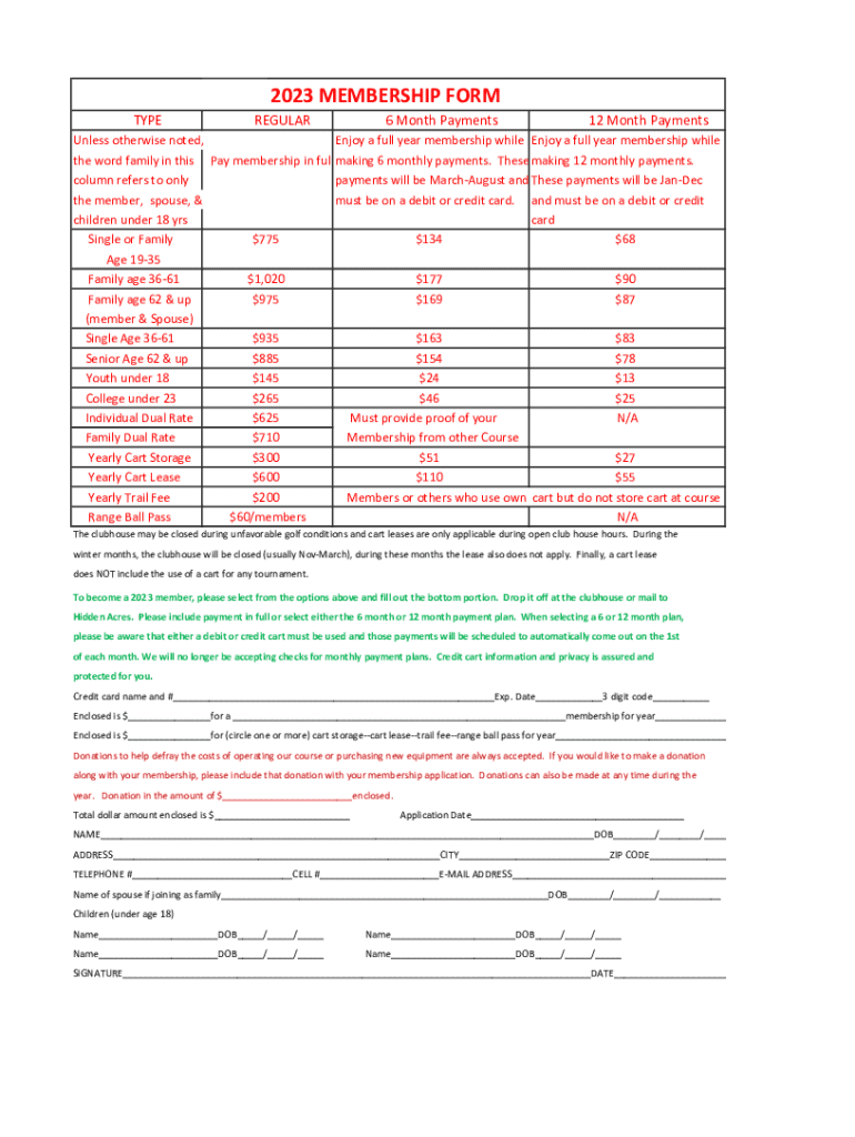Fillable Online Monthly Membership Sample Clauses Fax Email Print - pdfFiller
