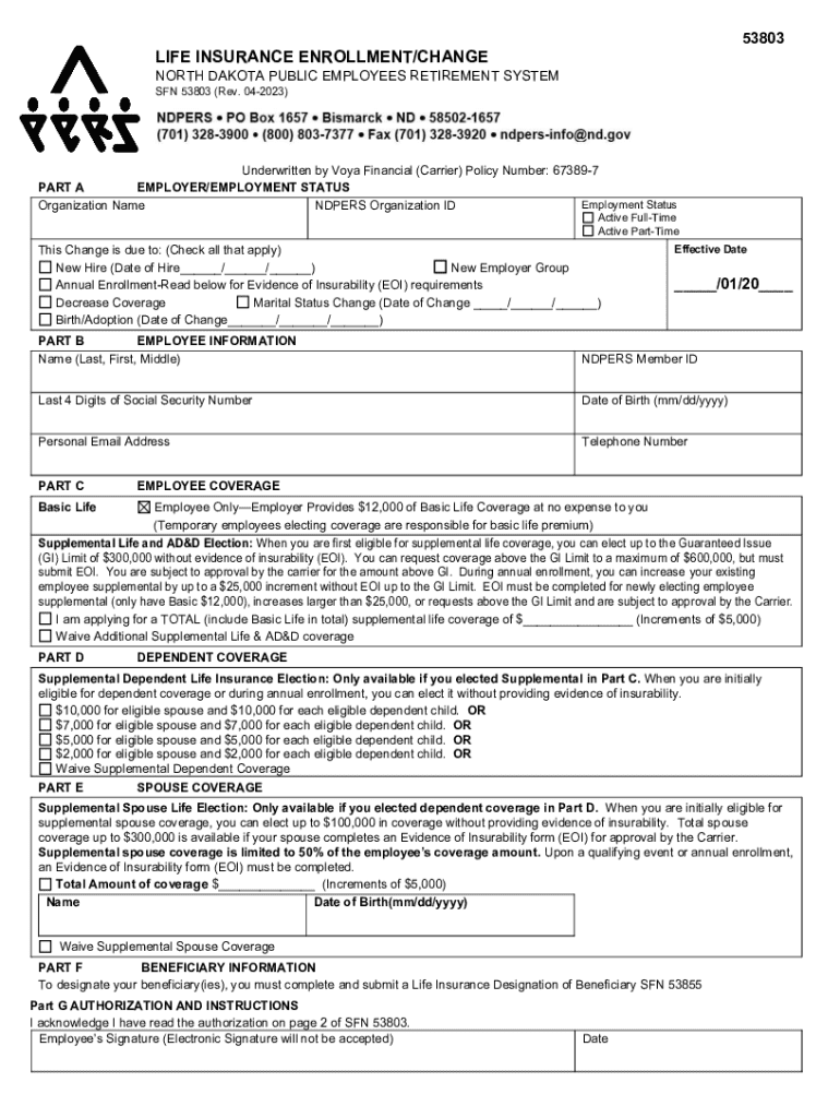 Fillable Online State Life Insurability Kit 2023 - Life Insurance ...