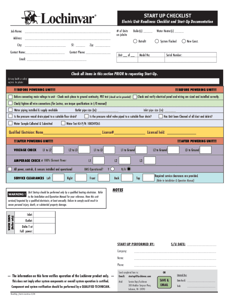 Fillable Online Inspection checklist solar water heaters Fax Email ...