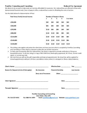 Fillable Online Reduced Fee Agreement for Financial Assistance - 2023 ...
