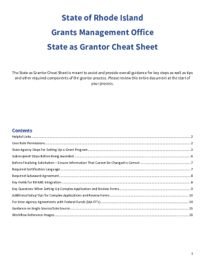 Fillable Online State as Grantor Cheat Sheet 2023: Key Steps & Tips for ...
