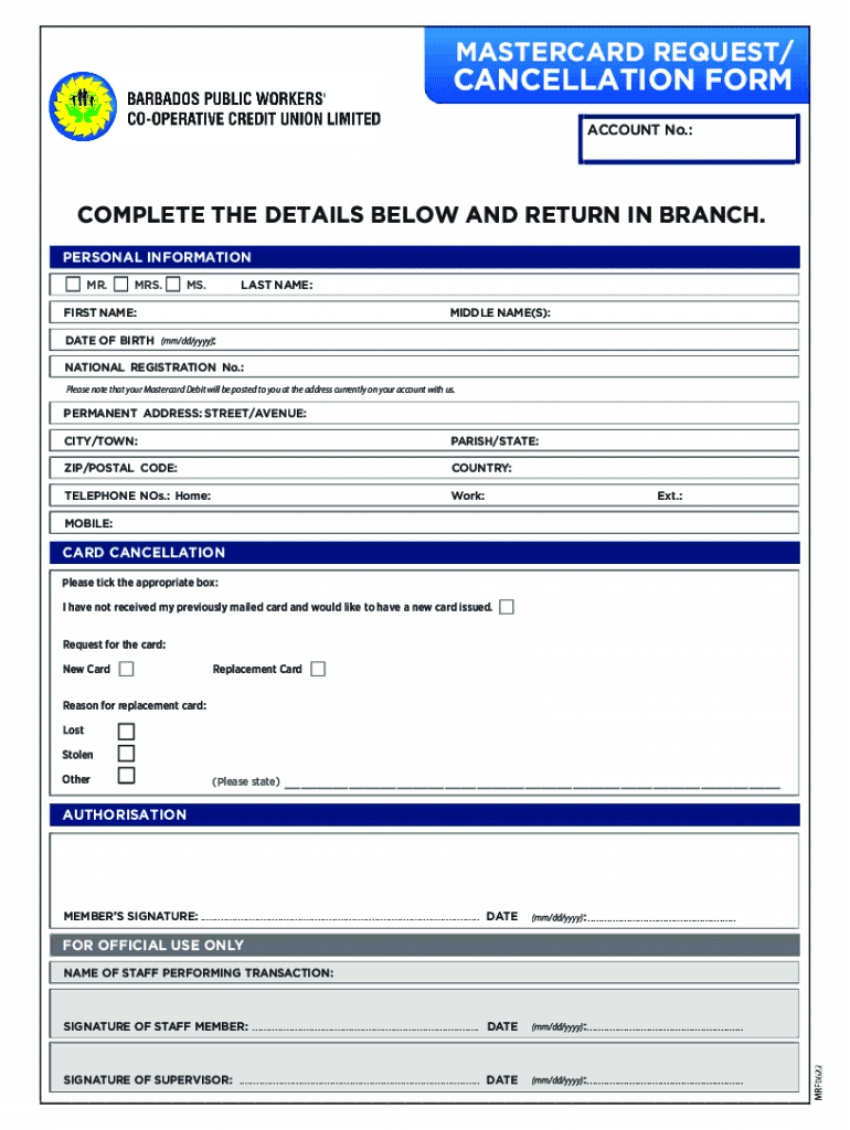 Fillable Online Information Request - Mastercard Investor Relations Fax ...