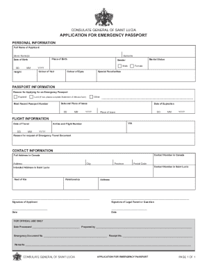 Fillable Online Emergency Travel Document Requirements Guide 2023 ...