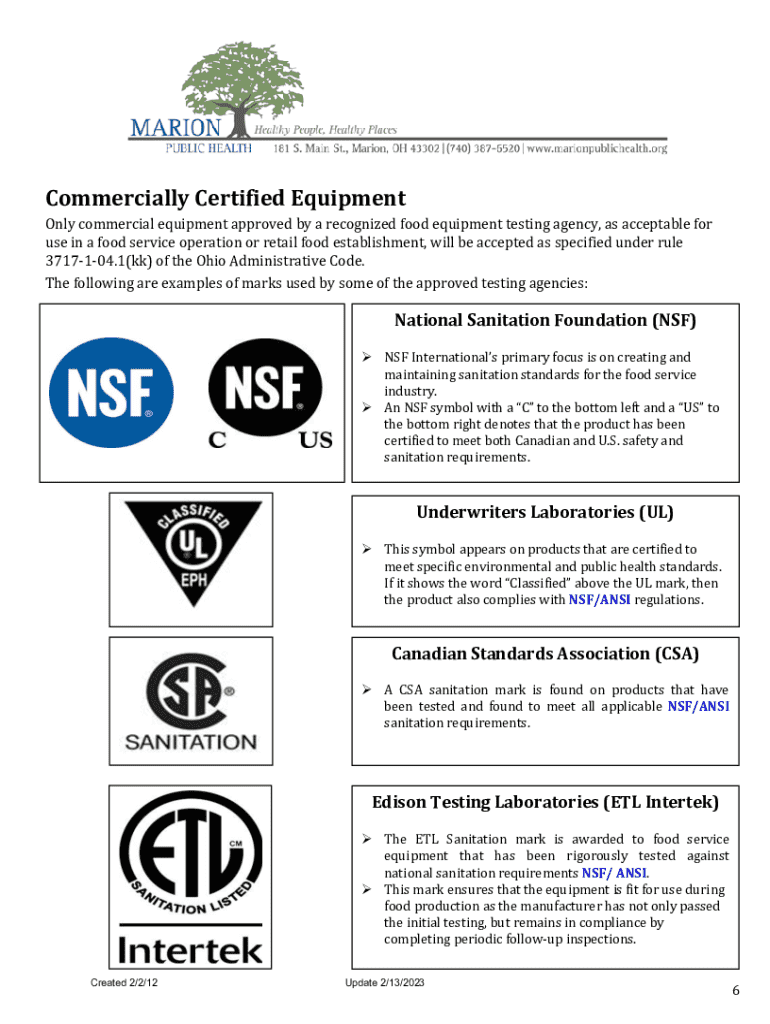 Fillable Online Mobile Food Facility Operational Guidelines and Health ...