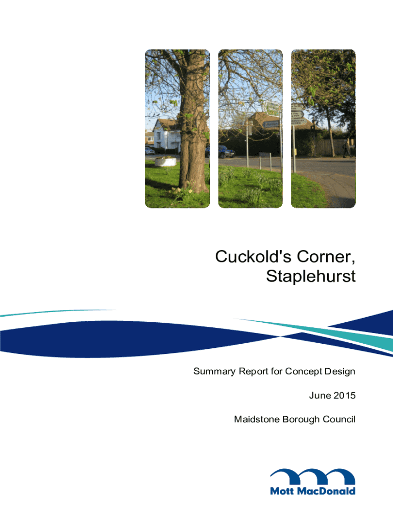 Fillable Online Staplehurst, Maidstone Cuckolds Corner Junction Review ...