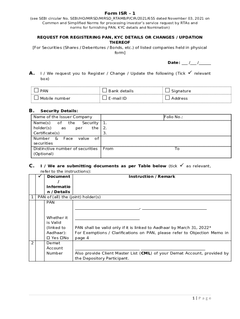 Isr – 1 Doc Template | pdfFiller