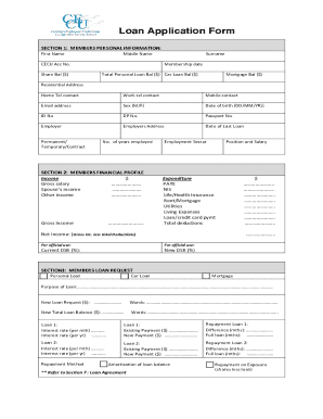 Fillable Online 2023 Loan Application Form for Personal, Car and Mortgage Loans Fax Email Print ...