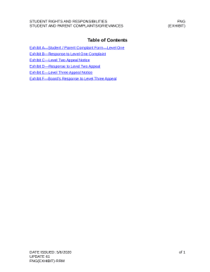 Student_parent_complaint_s Doc Template | pdfFiller