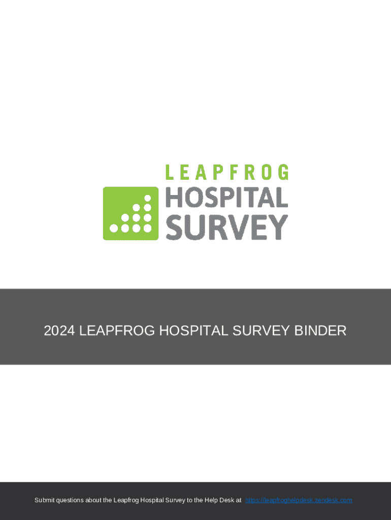 Survey Overview - The Leapfrog Group Doc Template | pdfFiller