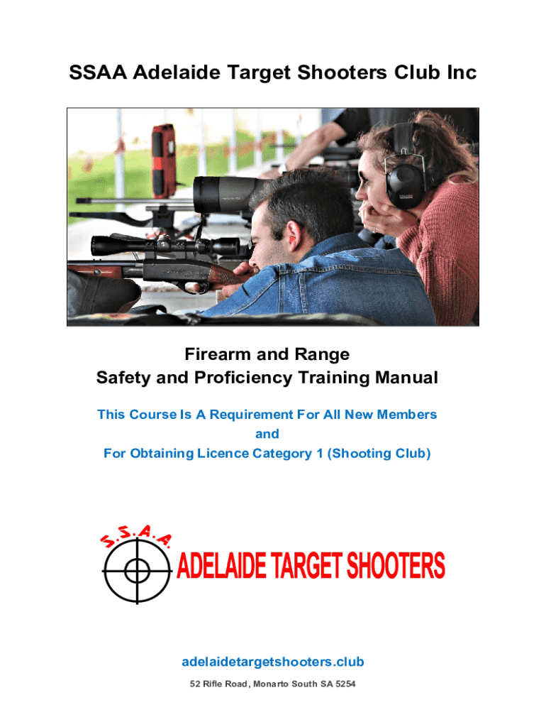 Fillable Online Firearm Safety & Proficiency Training Manual 2023 ...
