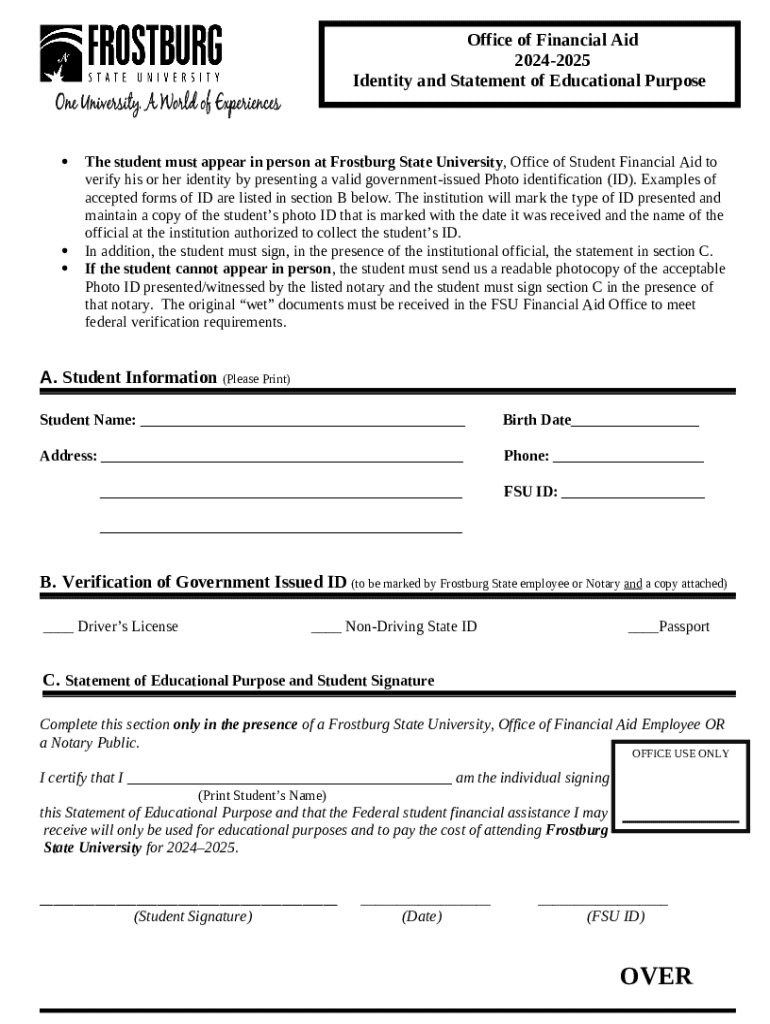 Request FSU ID / Bobcat Express Card Doc Template | pdfFiller