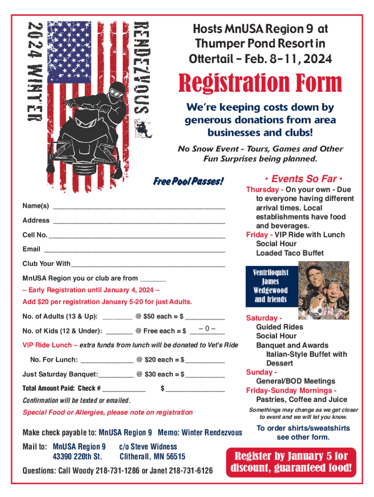 Fillable Online Request for Proposal - Thumper Pond Resort in Ottertail, MN Fax Email Print ...