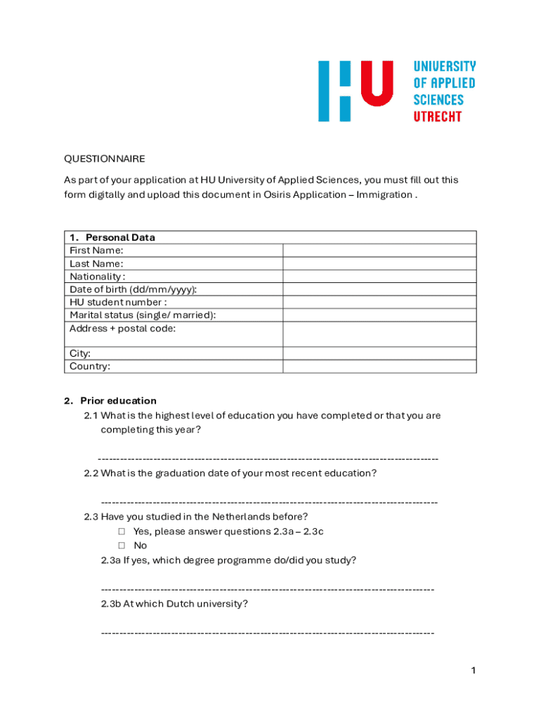 Fillable Online Immigration application forms Fax Email Print - pdfFiller