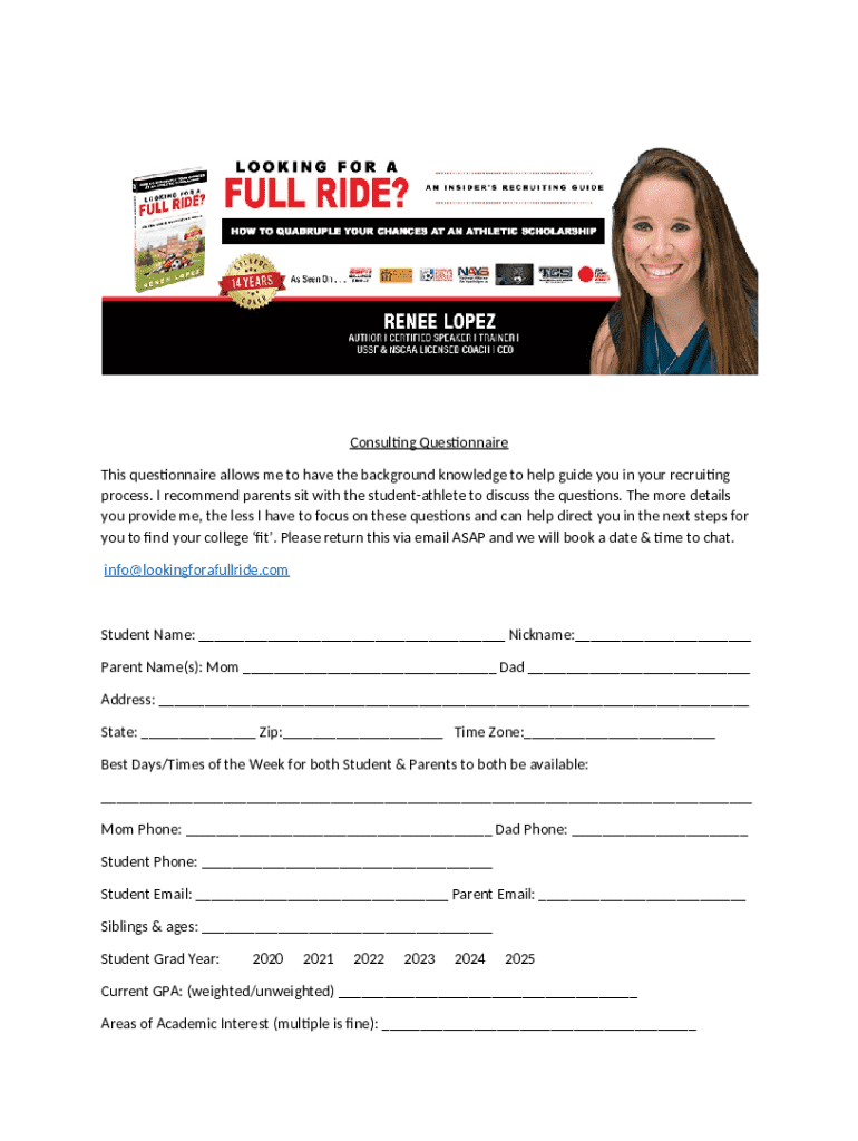 Parents Should Not Contact College Coaches For Their Child Doc Template ...