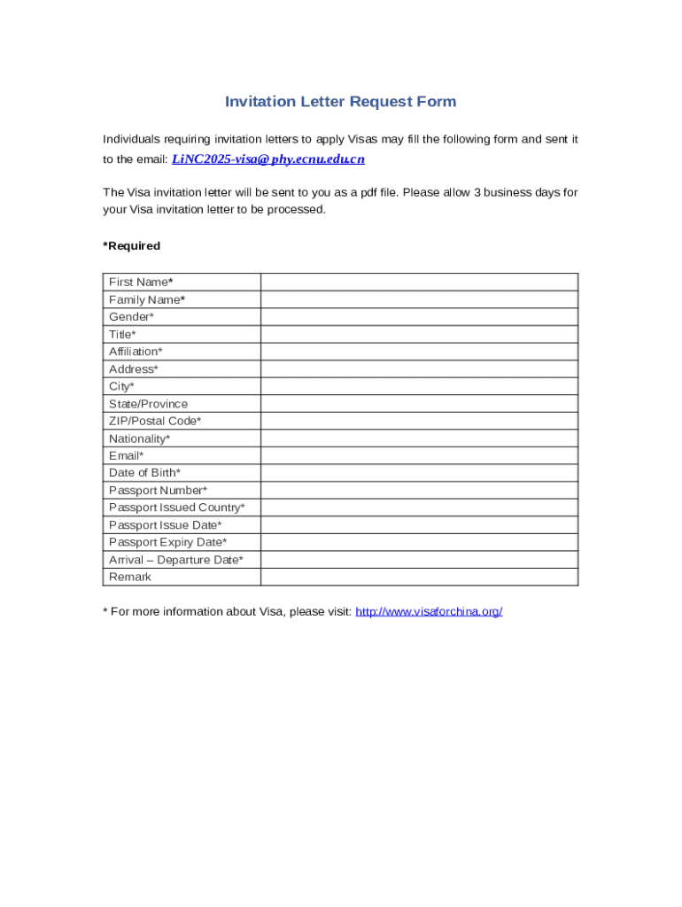 Is a signature mandatory for a B1 visa invitation letter? Doc Template ...