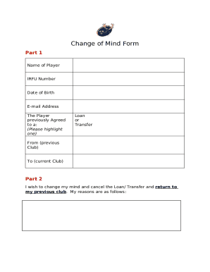Change of Mind - d2cx26qpfwuhvu cloudfront Doc Template | pdfFiller