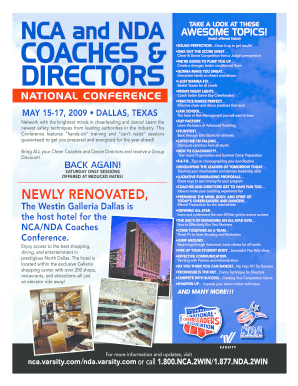 Fillable Online NCA and NDA Fax Email Print - pdfFiller