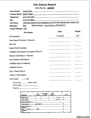 Fillable Online 207 56 203 File StatUs Report PROPERTY ADMIN Draft ...