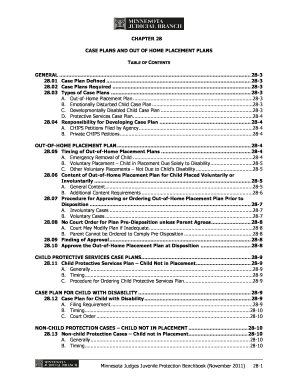 Fillable Online CASE PLANS AND OUT OF HOME PLACEMENT PLANS Fax Email ...