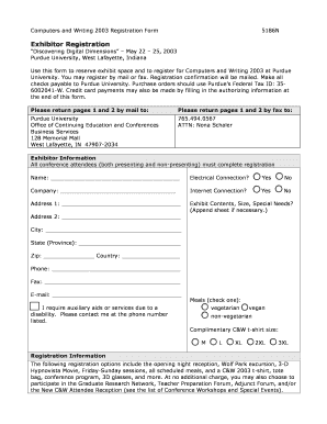 Fillable Online computersandwriting Computers and Writing 2003 ...