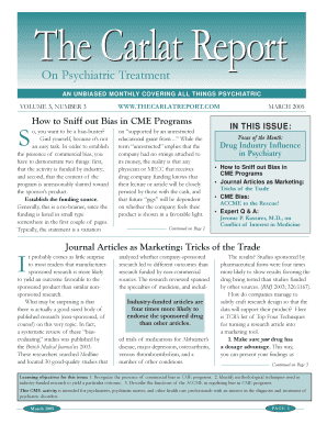 Fillable Online Drug Industry Influce in Psychiatry - The Carlat ...