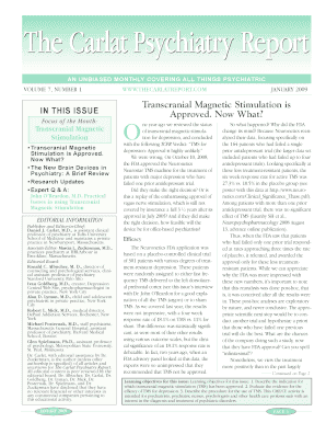 Fillable Online TCPR - The Carlat Psychiatry Report Fax Email Print ...