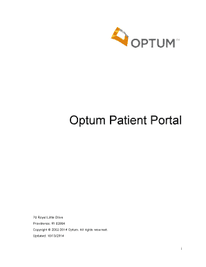 Fillable Online 2 Navigating Optum Patient Portal Fax Email Print ...