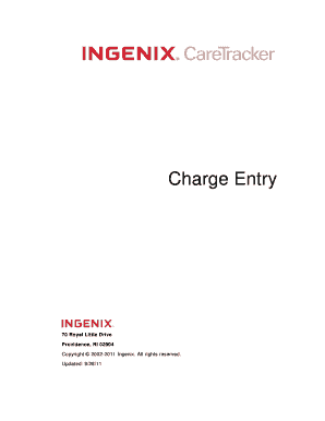 Fillable Online Charge Entry Fax Email Print - pdfFiller