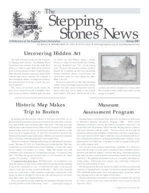 Fillable Online steppingstones Stepping Stones News - steppingstones ...