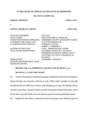 Fillable Online JEREMY MOSELEY Fax Email Print - pdfFiller