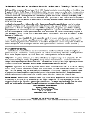 Fillable Online wrightcounty Certified Copies from State Vital Records ...