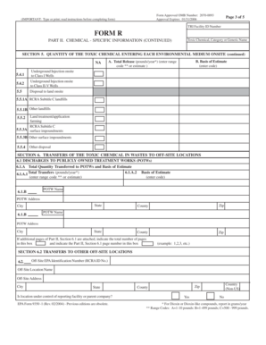 Fillable Online EPA Toxic Chemical Release Inventory Reporting Form ...